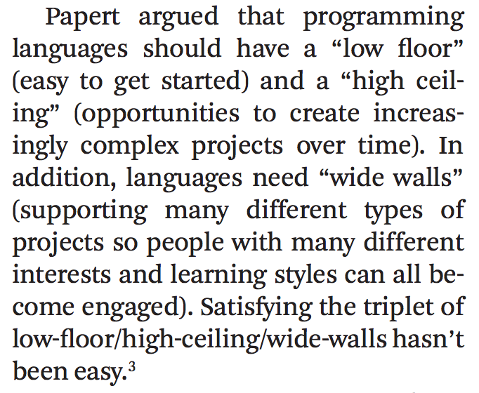 Scratch is the right place for coding